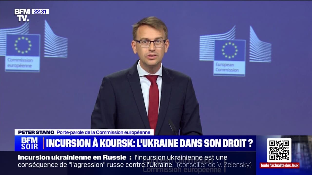 Incursion à Koursk: "Nous pensons que l'Ukraine mène une guerre ...