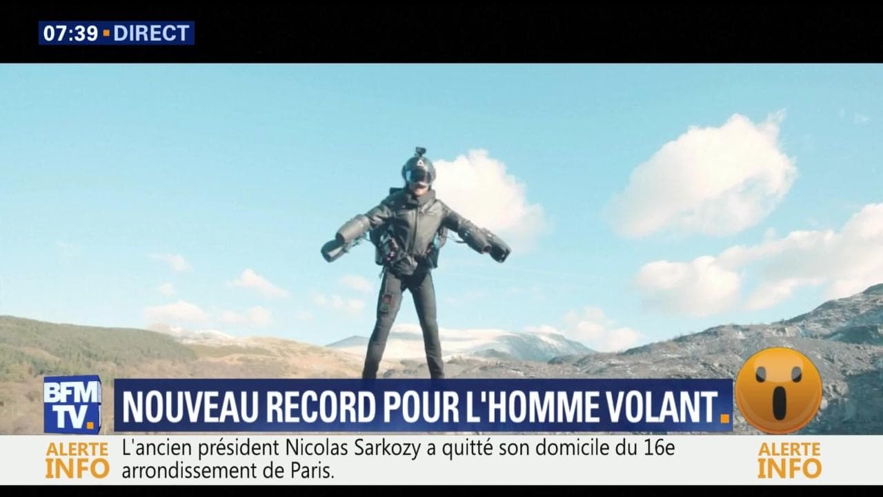 Nouveau record pour l'homme volant
