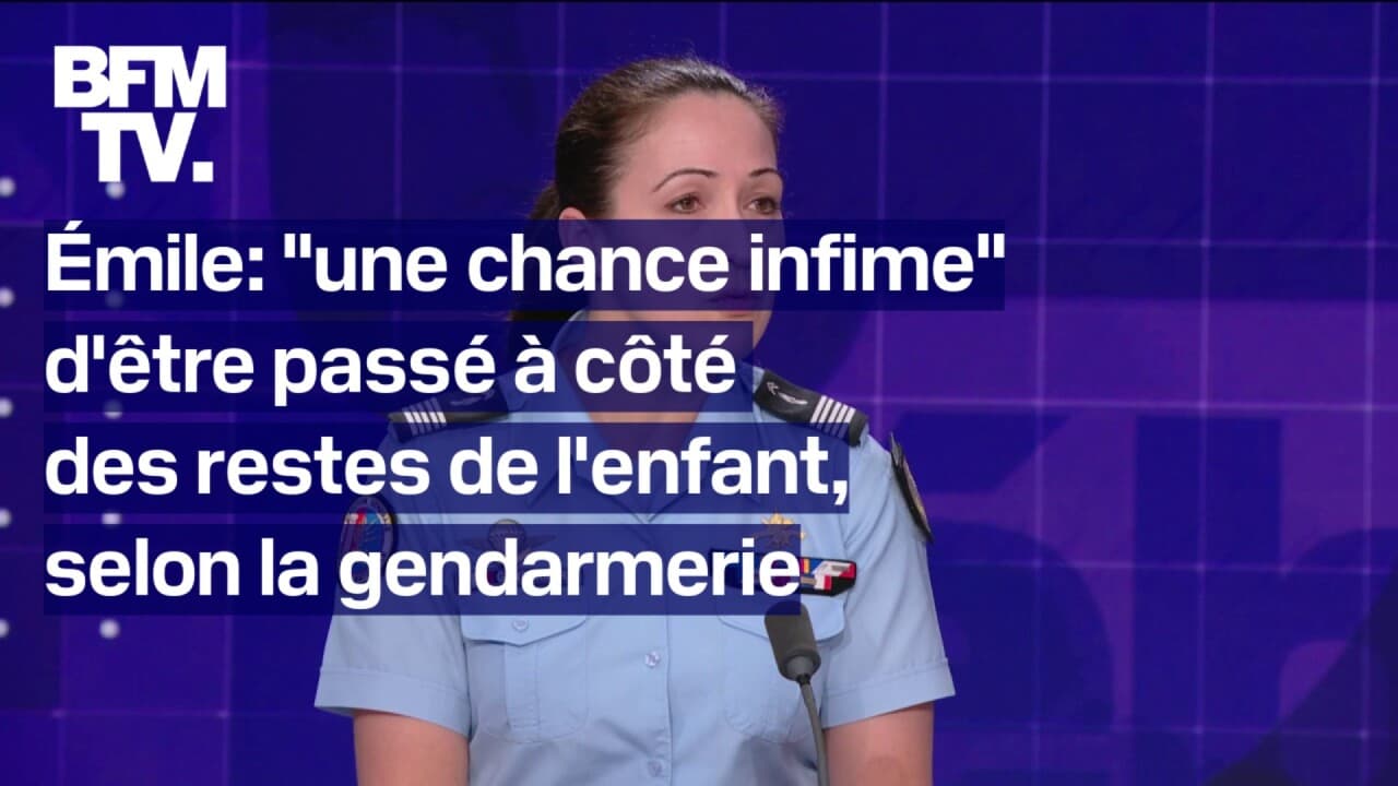 La porte-parole de la Gendarmerie nationale s'exprime sur BFMTV après la découverte des ...