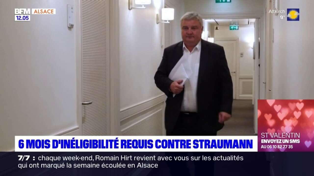 Colmar: six mois d'inéligibilité avec sursis requis contre le maire Eric Straumann
