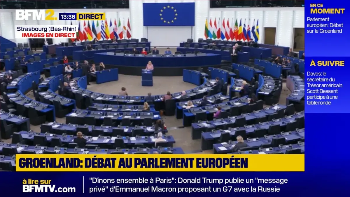 Groenland/Trump: "Les menaces ça suffit. L'Europe dispose d'outils ...