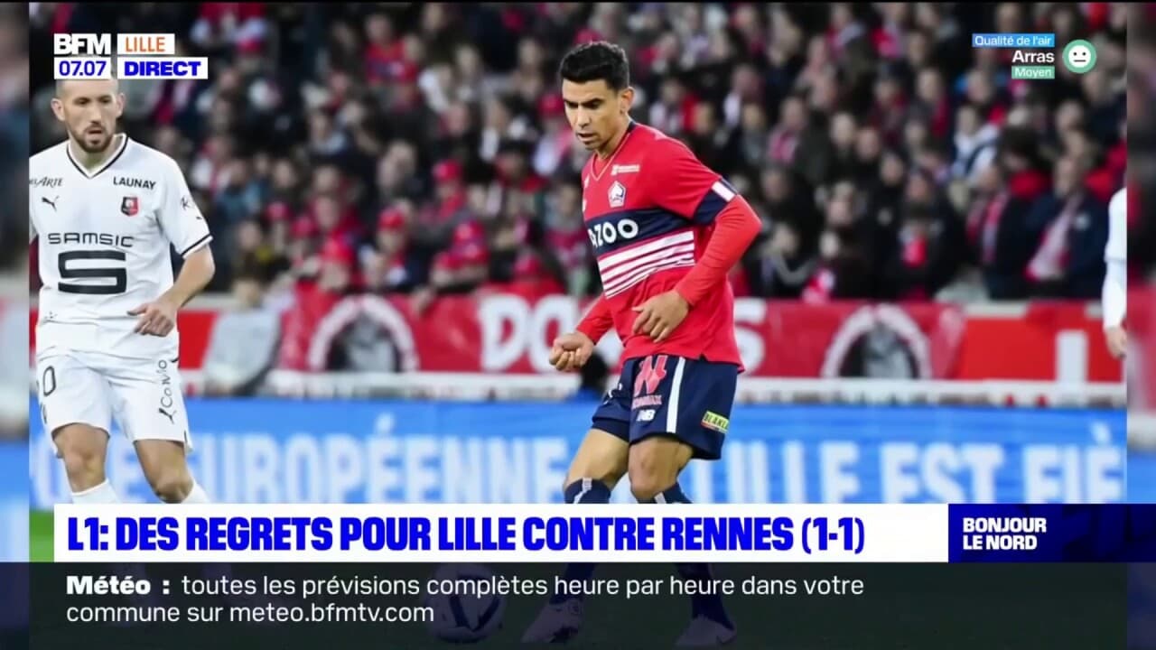 Ligue 1: les Lillois perdent face à Rennes