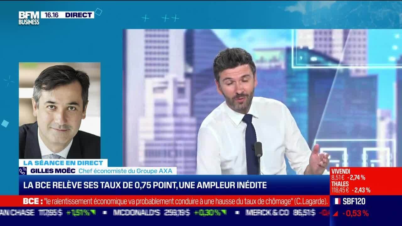 Gilles Moëc (Groupe AXA) : La BCE relève ses taux de 0,75 point, une ...