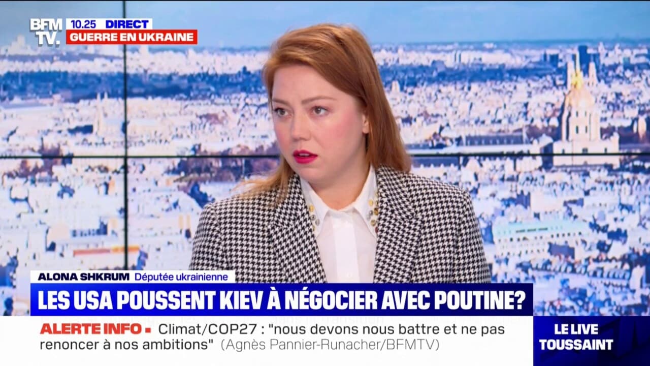 Alona Shkrum, députée ukrainienne: "L'économie ukrainienne se bouge ...