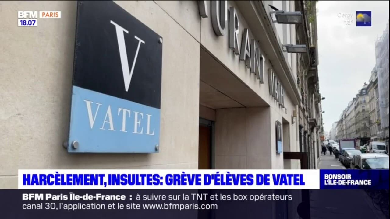 Paris: des élèves de l'école hôtelière Vatel sont en grève pour ...