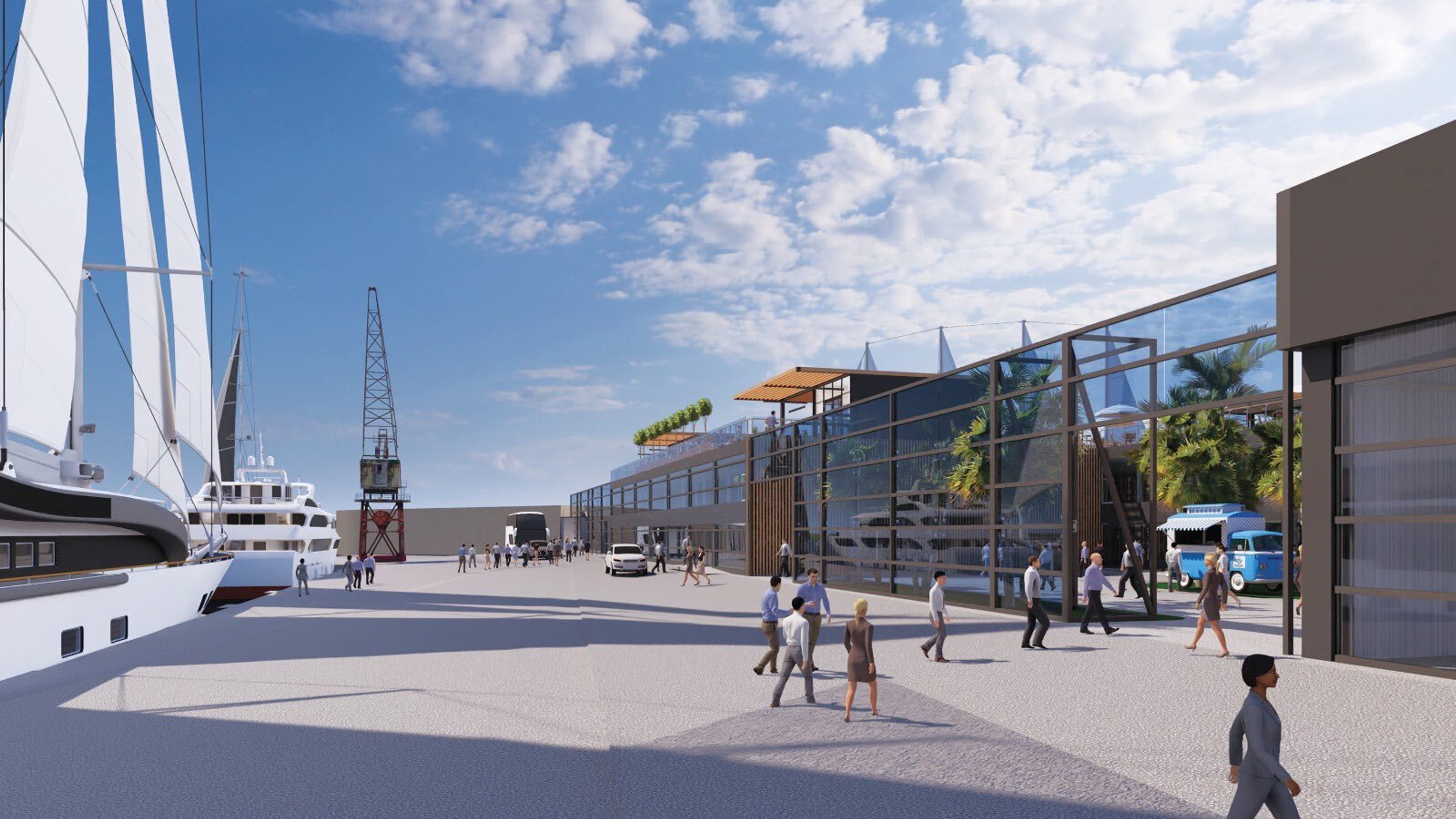 "Pavillon de la Mer", gare maritime... Les images du réaménagement du ...