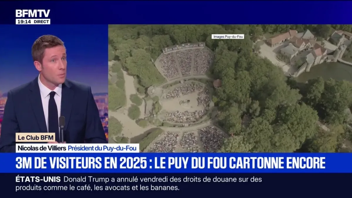 3 millions de visiteurs en 2025 pour le Puy du Fou: "C'est une fierté ...