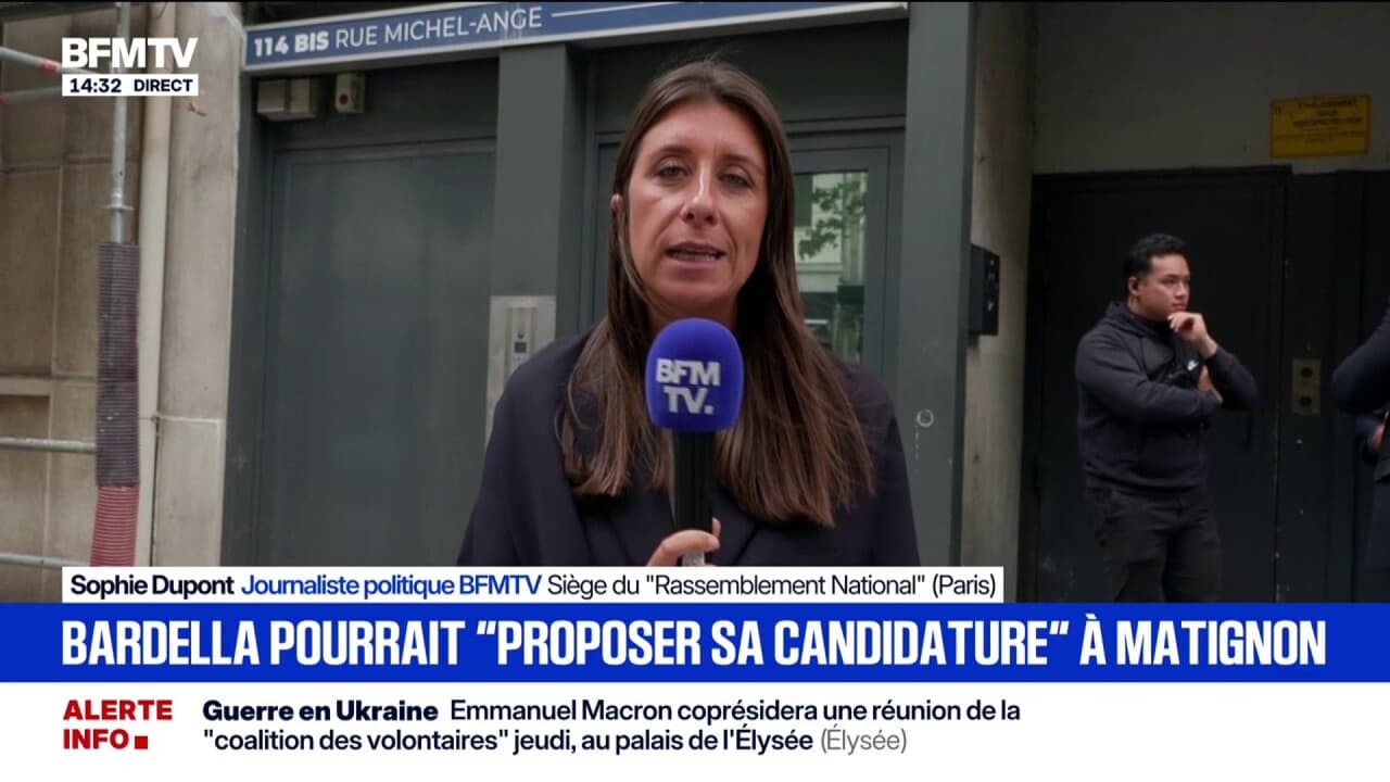 Le Rassemblement national organise un bureau de campagne des élections ...