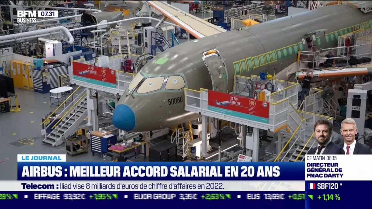 Airbus: meilleur accord salarial en 20 ans