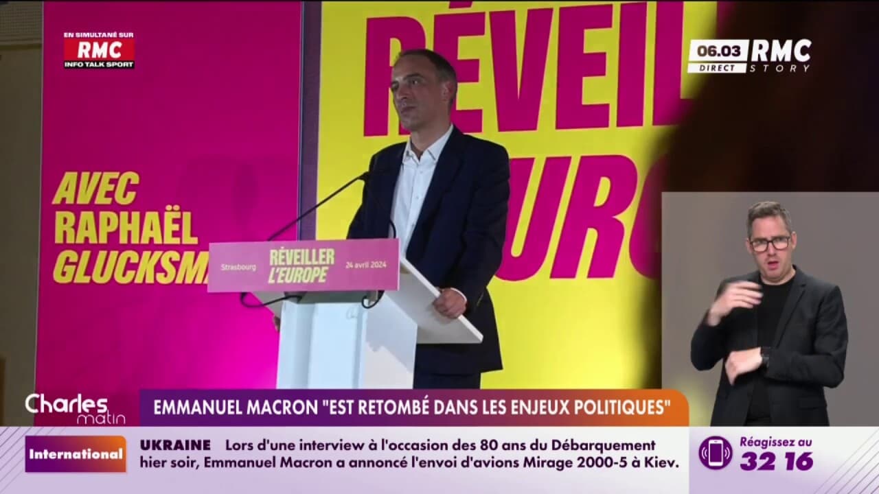 Emmanuel Macron "est retombé dans les enjeux politiques"