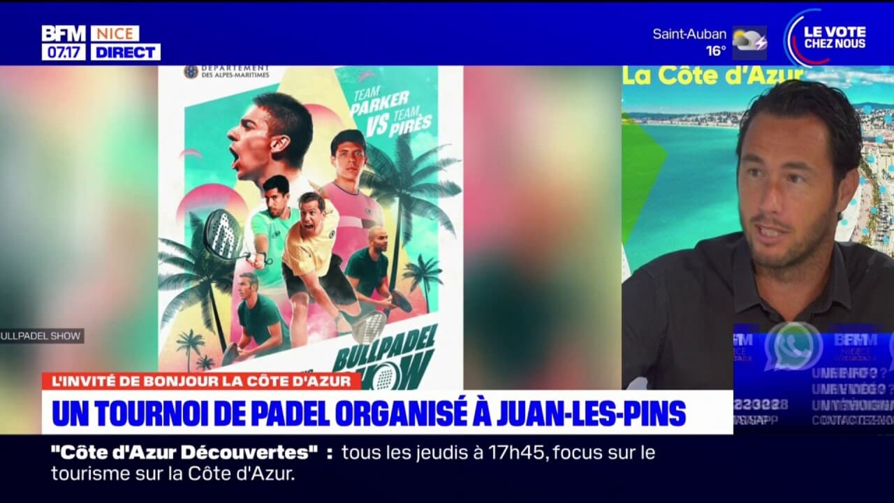 Le Bullpadel Show, un tournoi de padel organisé à Juan-les-Pins