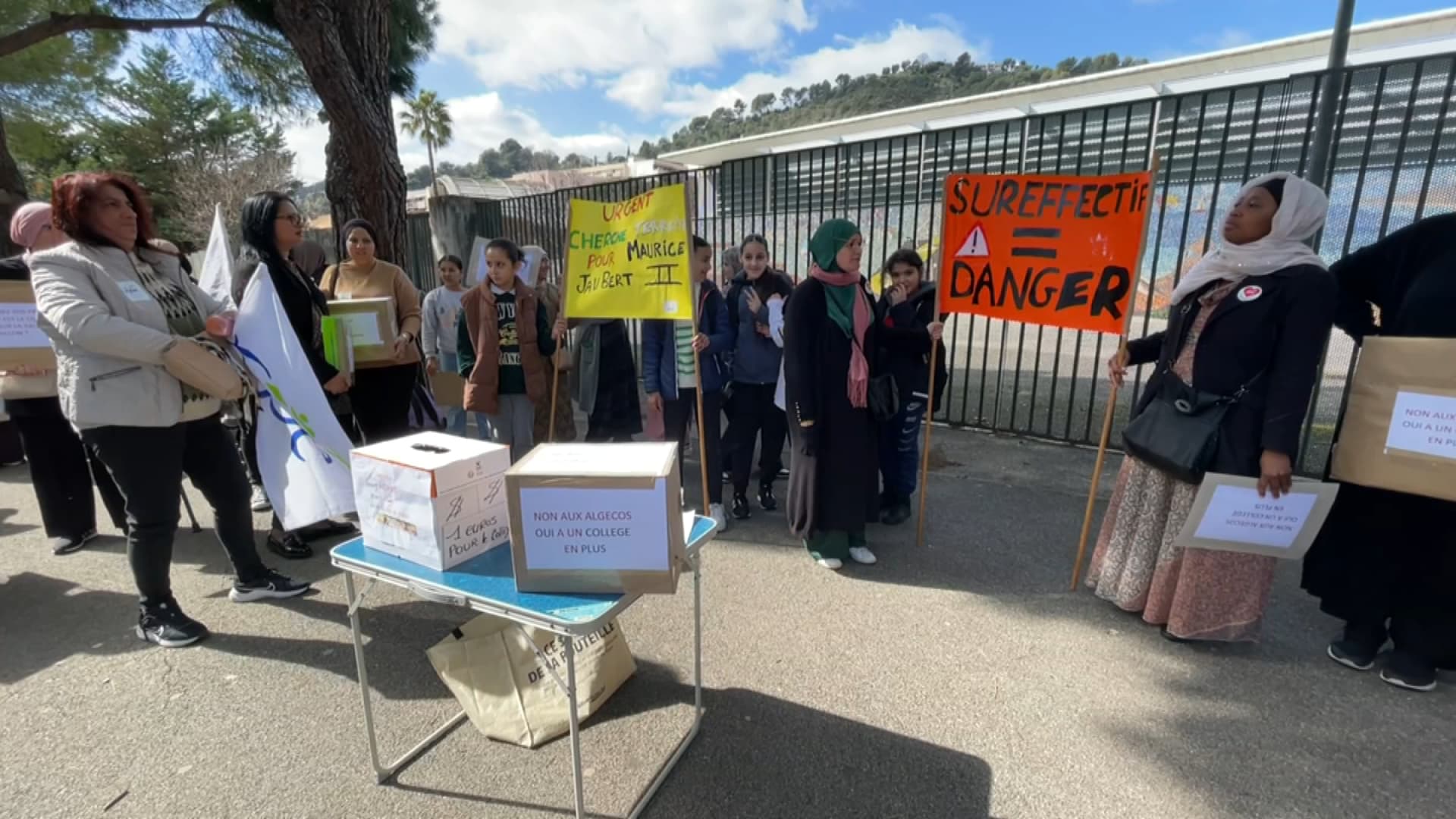 "C'est étouffant": le collège Maurice-Jaubert à Nice surpeuplé, les ...