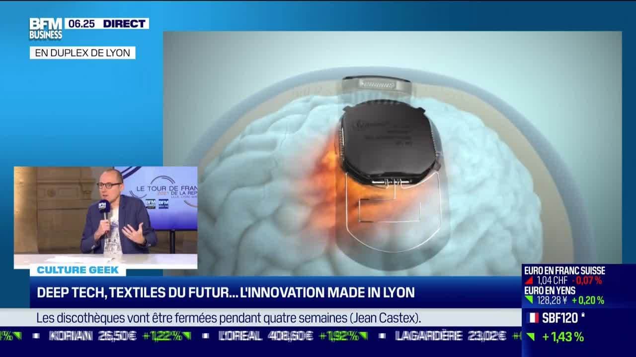Culture Geek : Deep tech, textile du futur... l'innovation made in Lyon, par Anthony Morel - 07/12