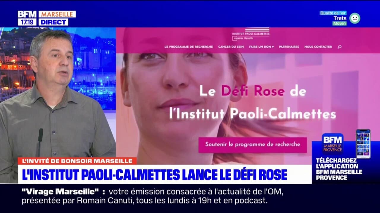 Octobre rose: l'institut Paoli-Calmettes lance le défi rose à Marseille