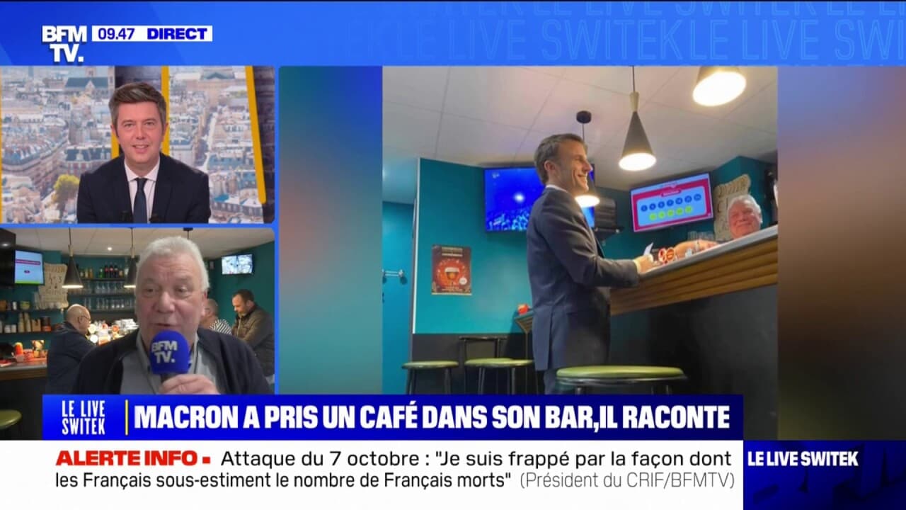 "C'était vraiment inattendu": Marcel Gauffre raconte sa rencontre avec Emmanuel Macron dans son ...