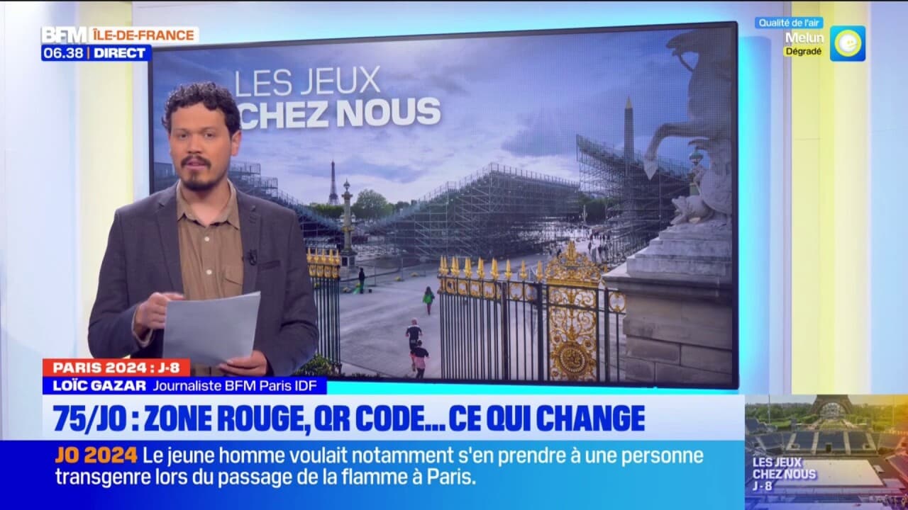 JO 2024: zone rouge, QR Code... tout ce qui change à compter de ce ...