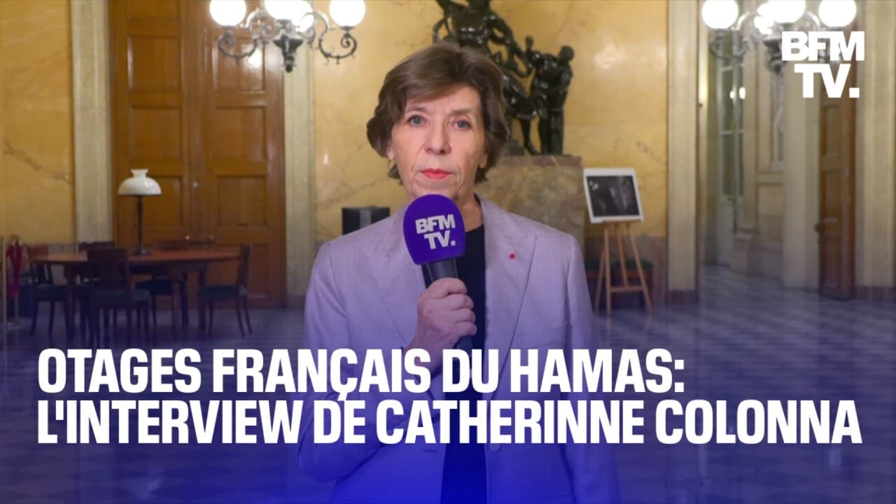 Otages français du Hamas: l'interview intégrale de Catherine Colonna ...