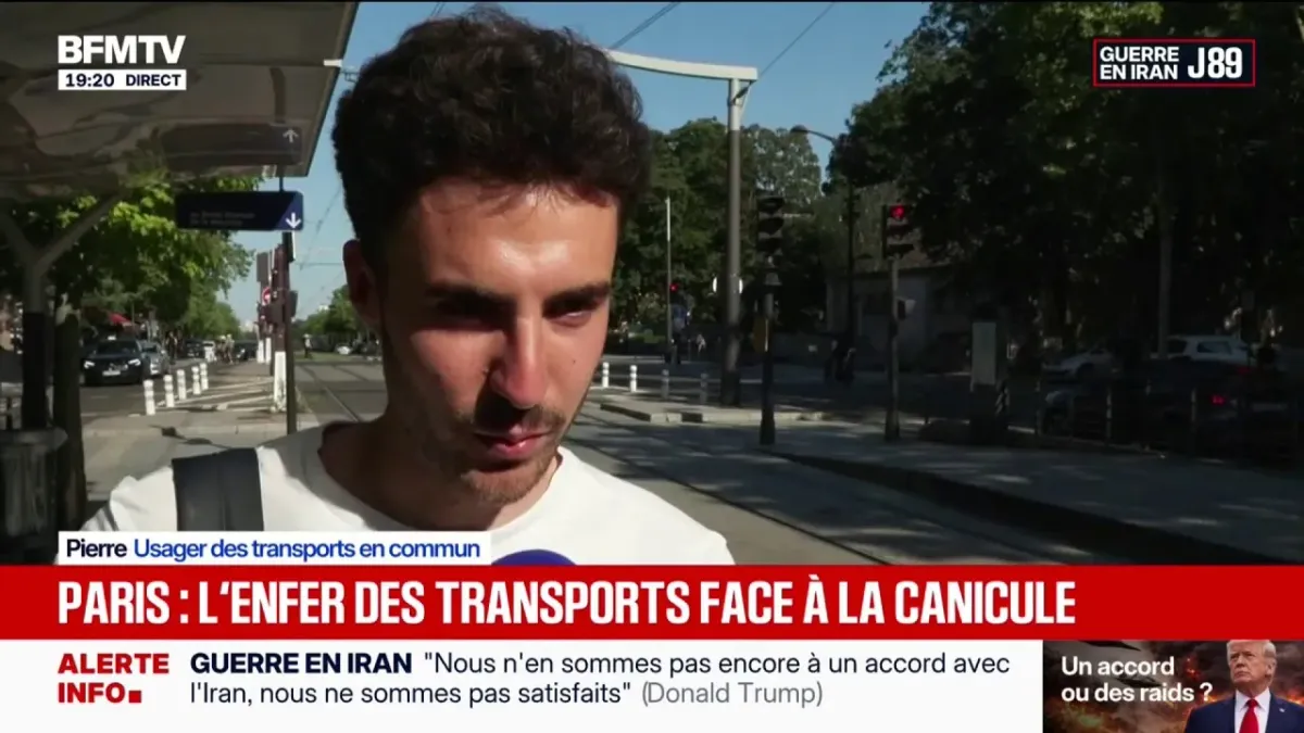 “Il n’y a pas de climatisation dans les transports donc c’est compliqué ...