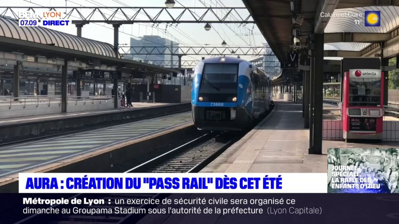 Auvergne-Rhône-Alpes: le pass rail expérimenté dès cet été