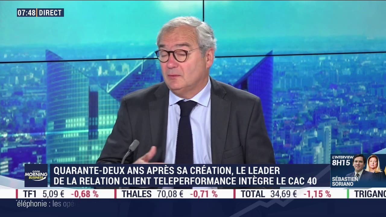 Teleperformance intègre le CAC40: "Ça augmente la notoriété et la ...