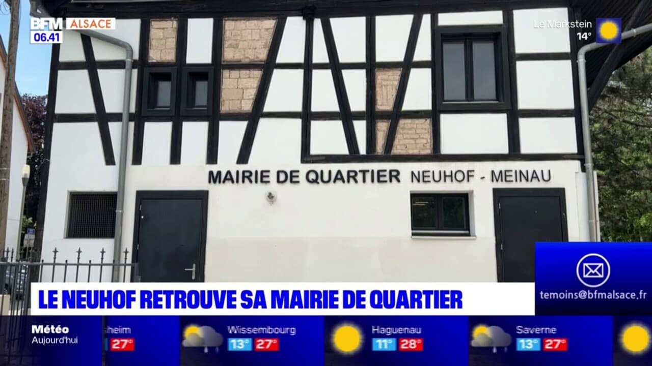Strasbourg: la mairie de quartier de Neuhof rouvre ses portes