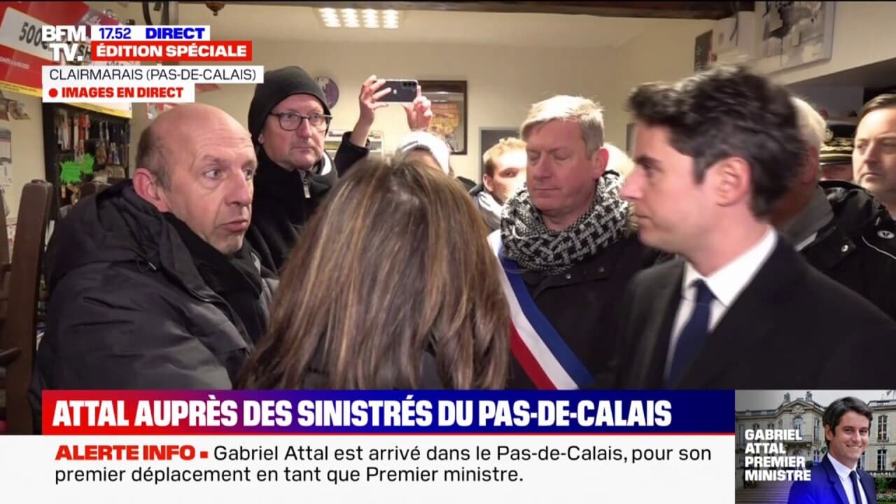 "Personne ne va vous oublier": Gabriel Attal auprès des sinistrés du ...
