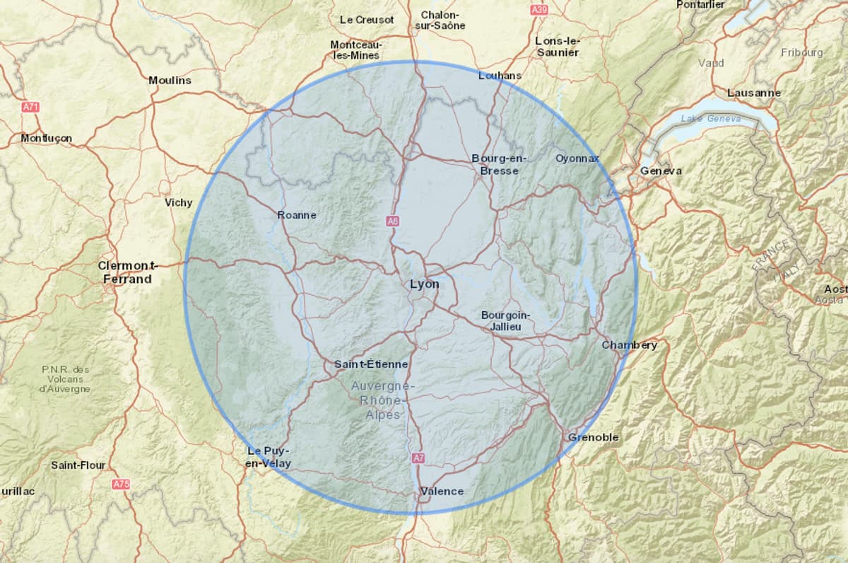 CARTE. Jusqu'où pourrez-vous aller à partir du 11 mai depuis Lyon?