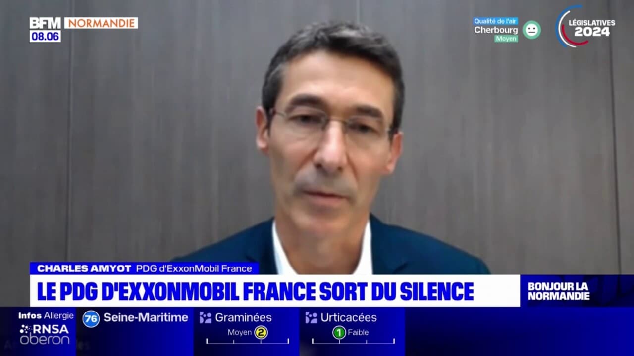 Port-Jérôme-sur-Seine: le PDG d'ExxonMobil France prend la parole pour ...
