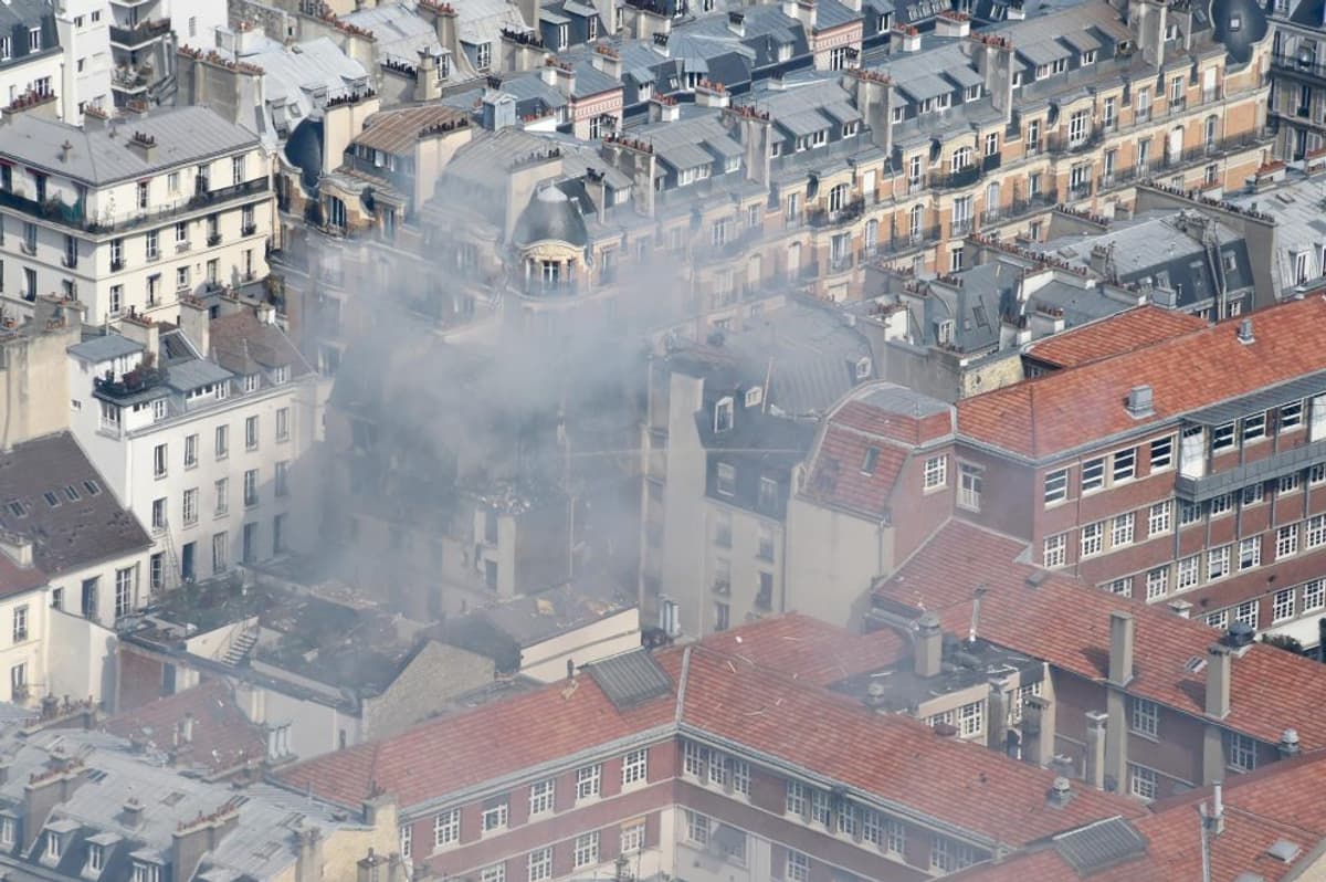 Spectaculaire explosion due au gaz au cœur de Paris