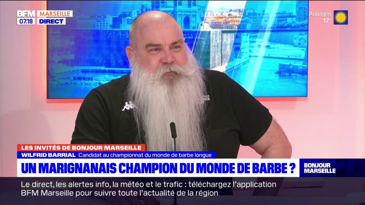 Marignane: Wilfrid participera au championnat du monde de barbe longue