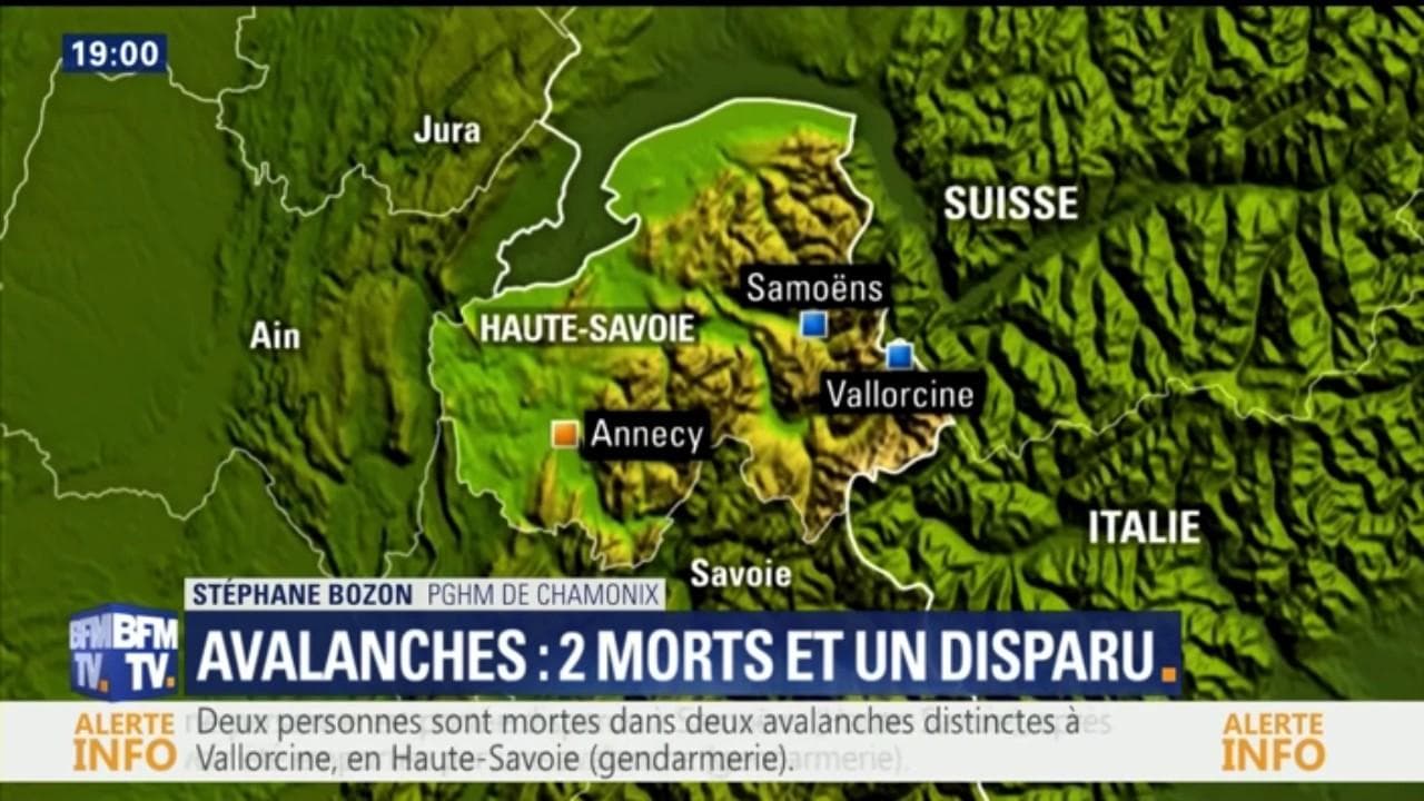 Haute-Savoie: des avalanches font deux morts et un disparu Haute-Savoie: des avalanches font deux morts et un disparu