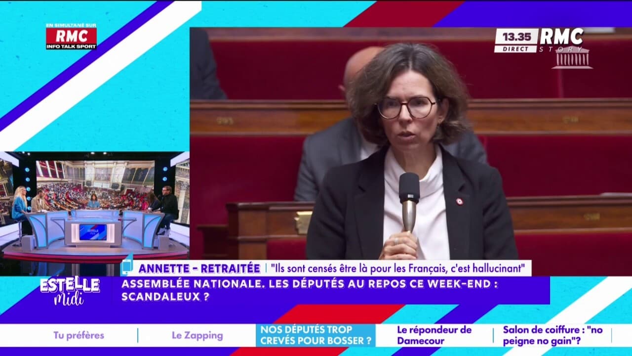 Les députés au repos ce week-end : "On se moque des Français", réagit ...