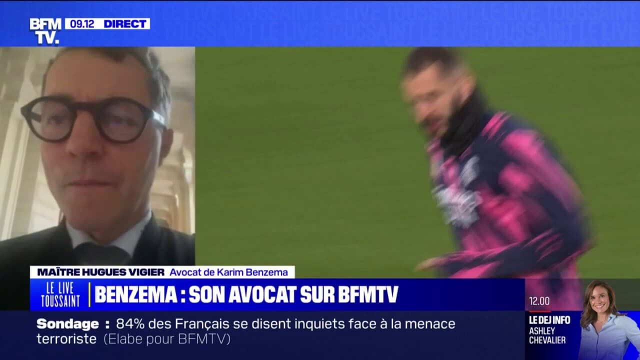 Maître Hugues Vigier, avocat de Karim Benzema: "Il dément absolument ...