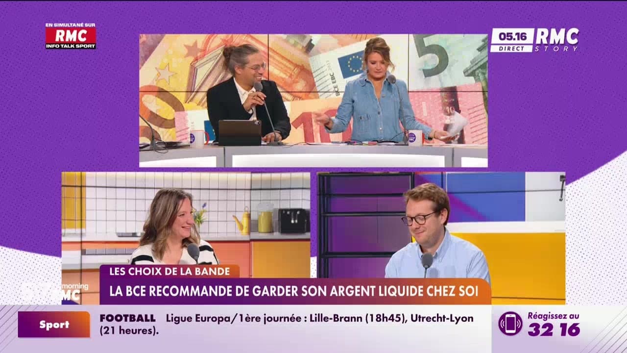 Les choix de la bande : La BCE recommande de garder son argent liquide ...