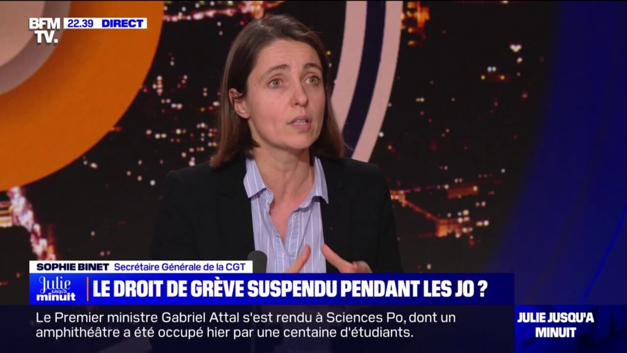 Sophie Binet (CGT): "On a un gouvernement qui a oublié que la réussite ...