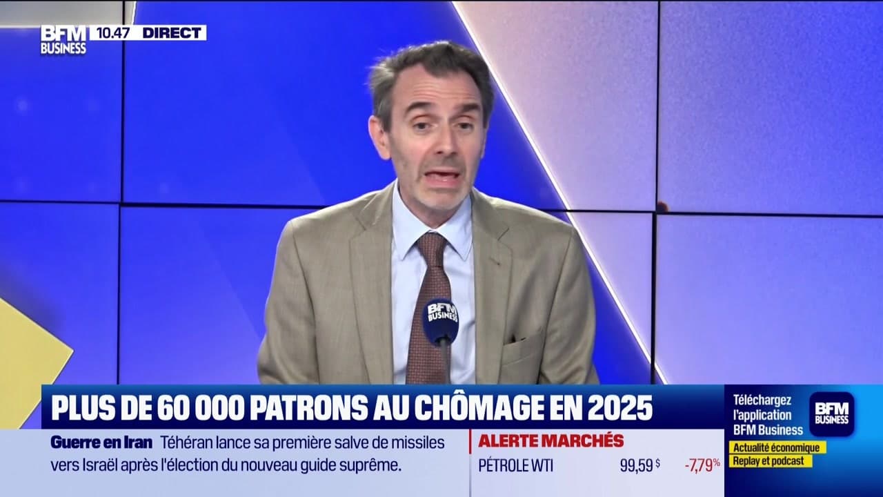 Les Experts : Plus de 60 000 patrons au chômage en 2025 - 09/03