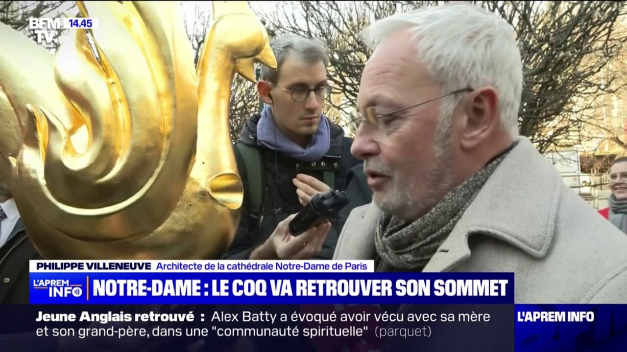 Philippe Villeneuve, architecte de la cathédrale Notre-Dame de Paris ...