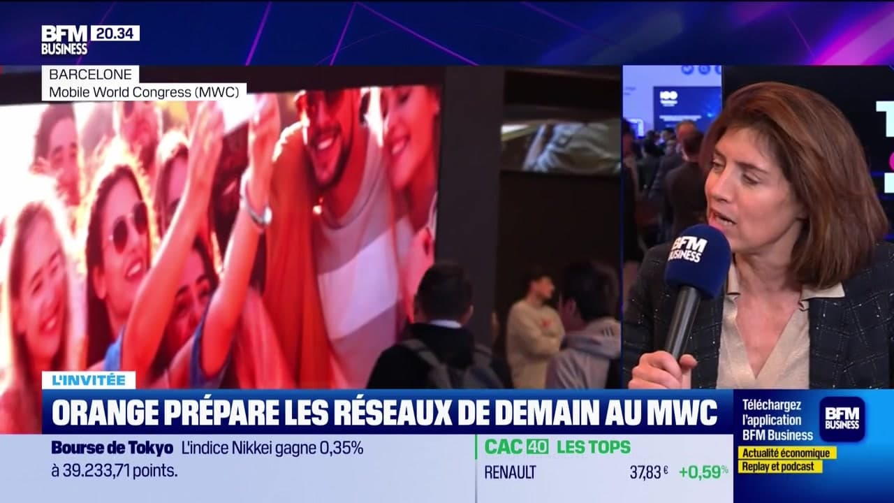 Christel Heydemann (Orange) : Orange prépare les réseaux de demain au MWC - 26/02