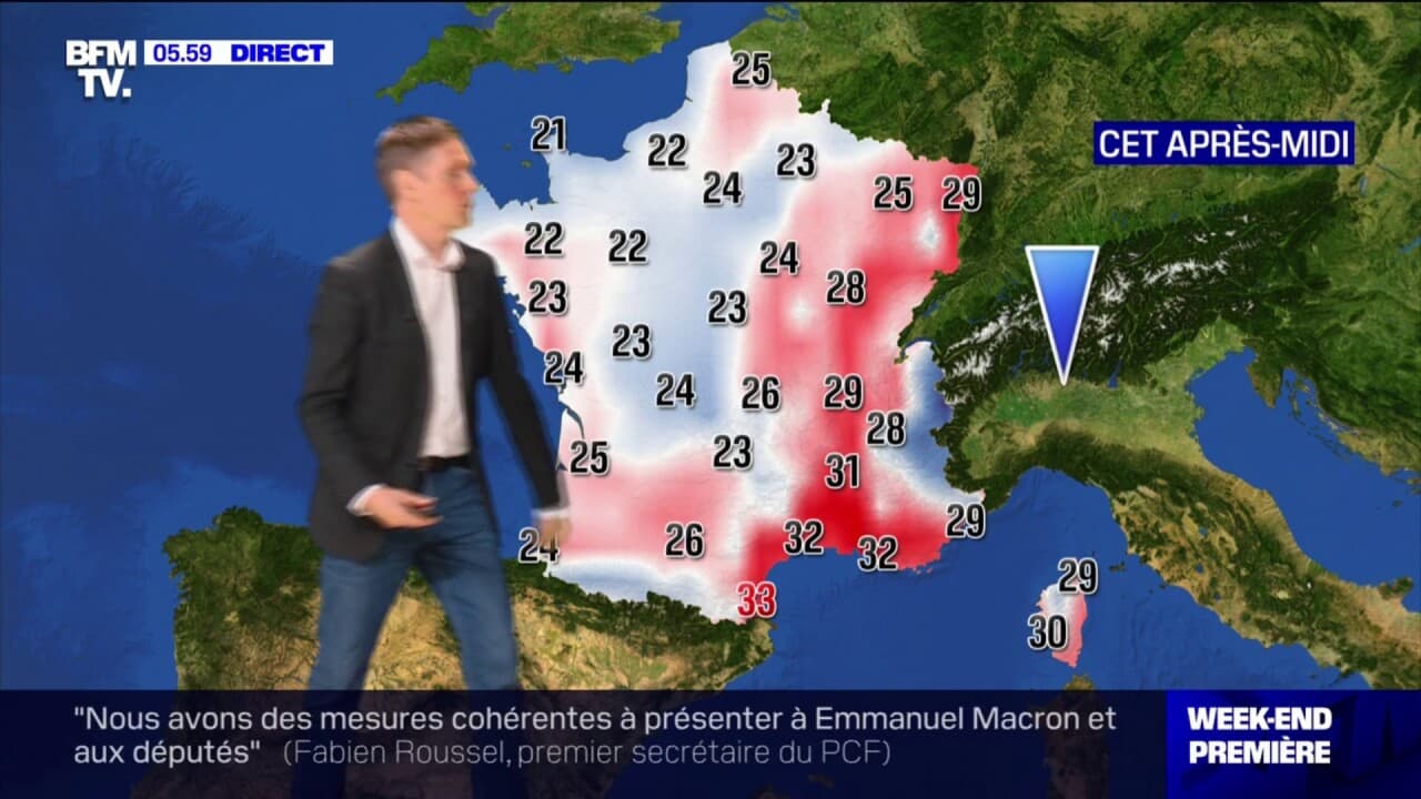 Le ciel sera pluvieux au nord et plus ensoleillé au sud ce samedi