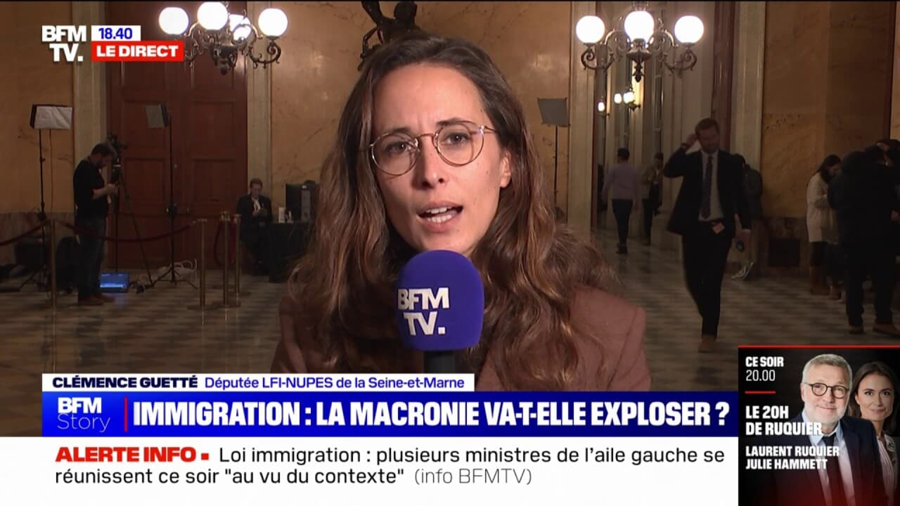 Projet de loi immigration: Clémence Guetté (LFI) appelle à "la ...