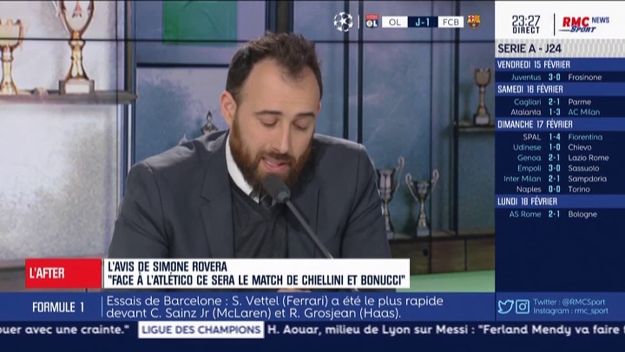 Simone Rovera : "Le duel Costa - Chiellini, c'est un des plus beaux ...