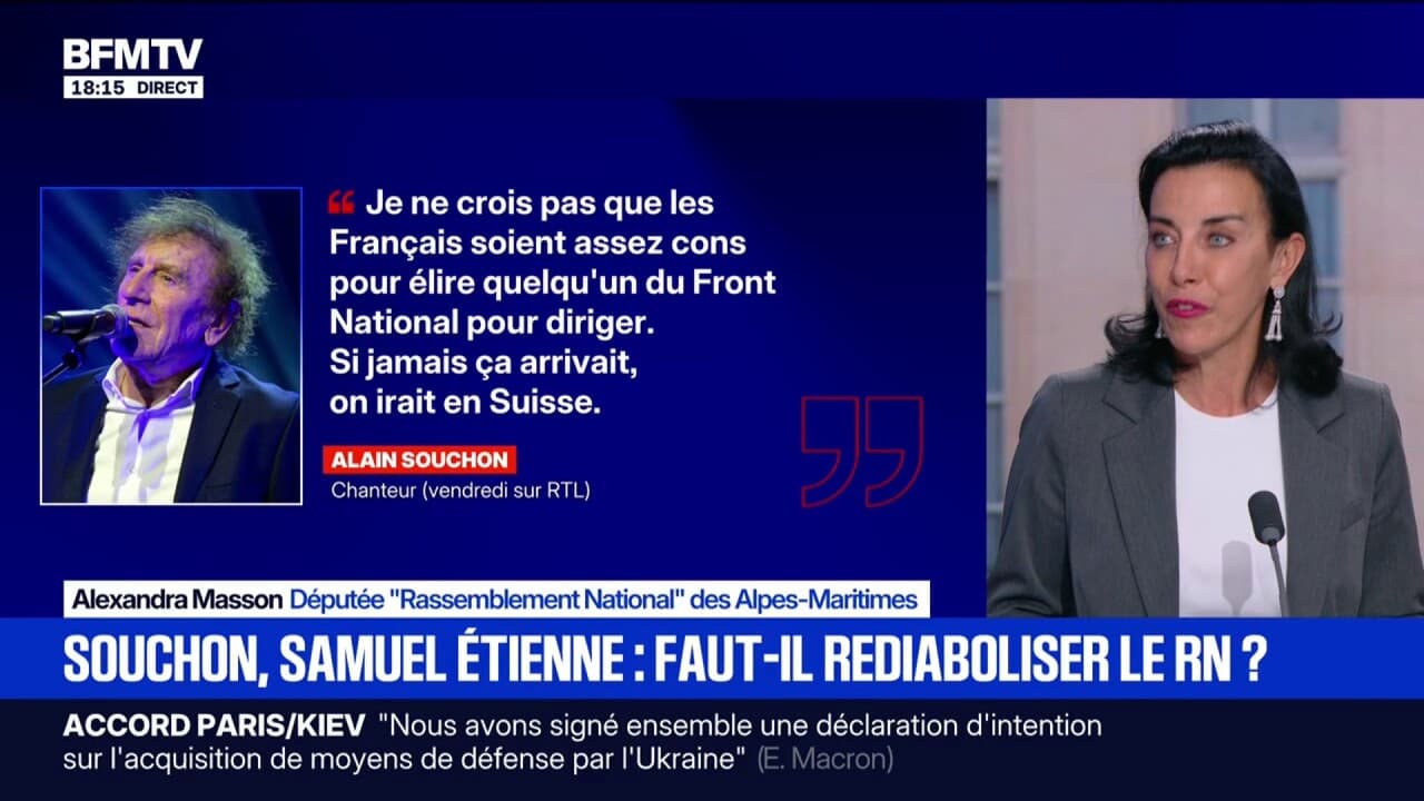 Alain Souchon ne croit pas à un président RN en 2027: pour Alexandra ...