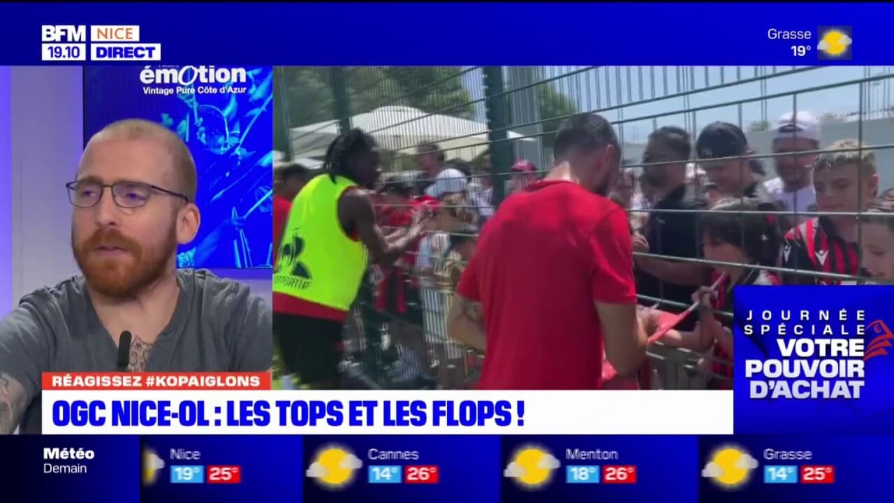 Kop Aiglons: les tops et les flops du match OGC Nice-OL
