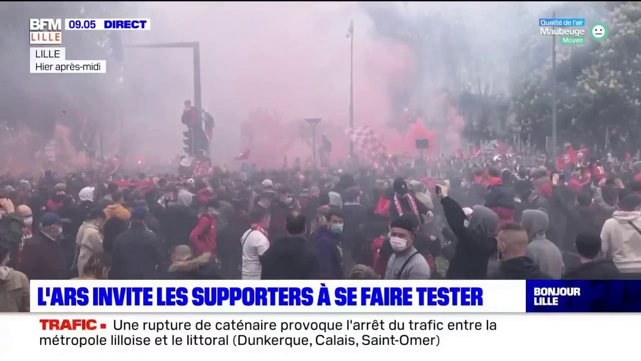 Célébrations du titre du LOSC: l'ARS invite les supporters à se faire ...