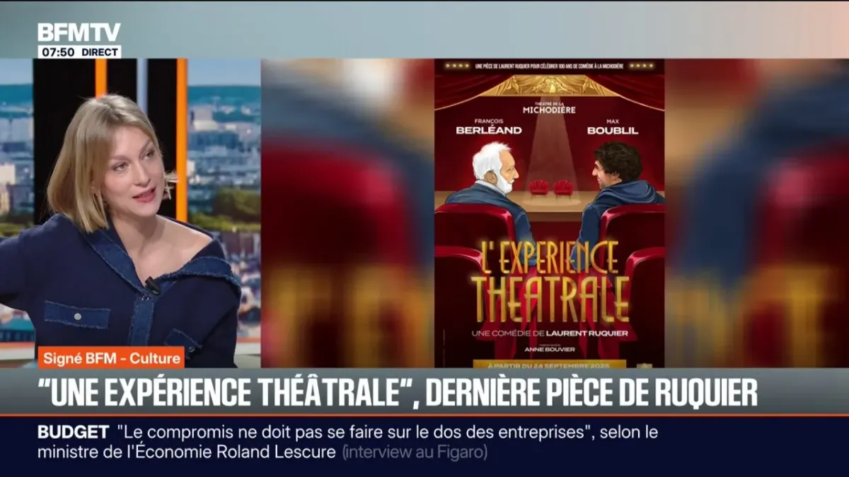 SIGNÉ BFM - "L'Expérience Théâtrale", la nouvelle comédie de Laurent ...