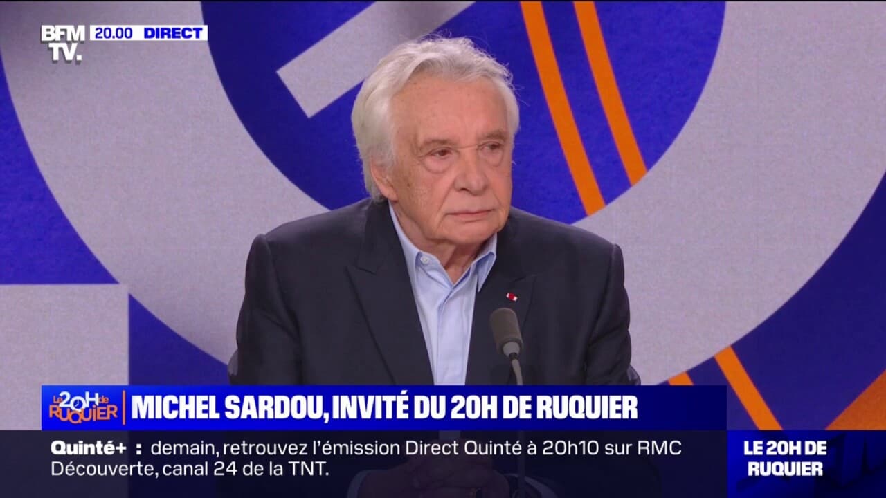 Michel Sardou est "très heureux" de retrouver son public dans le cadre ...