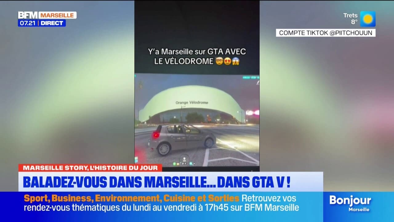 Marseille Story : Baladez-vous dans Marseille...dans GTA V
