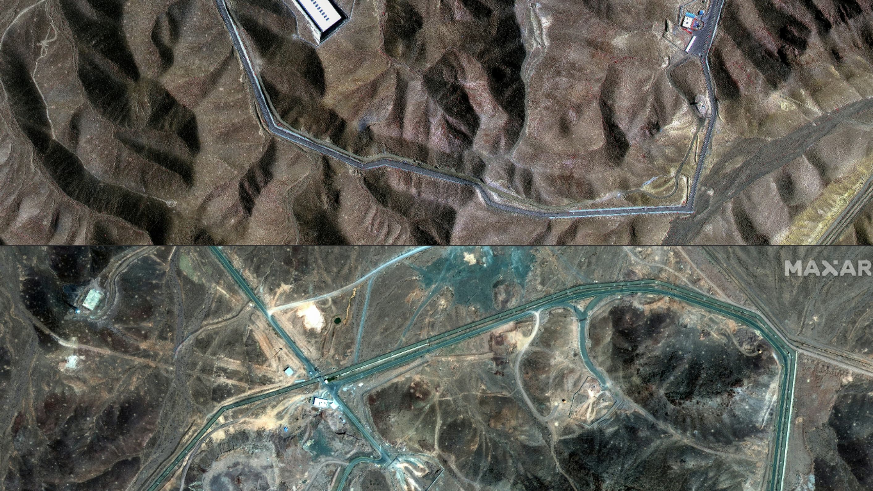 AVANT/APRÈS - Frappes américaines sur l'Iran: des images satellites ...