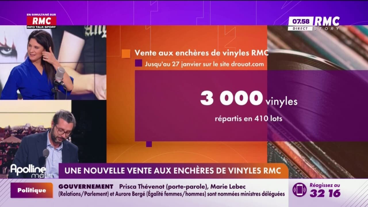 Bonus RMC - Une nouvelle vente aux enchères de vinyles RMC