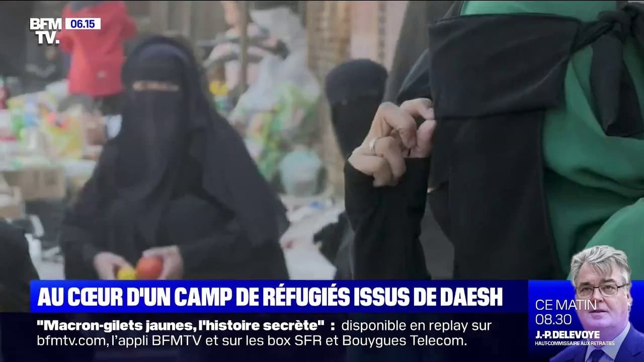Dans ce camp, des réfugiés issus de Daesh se revendiquent toujours de l ...